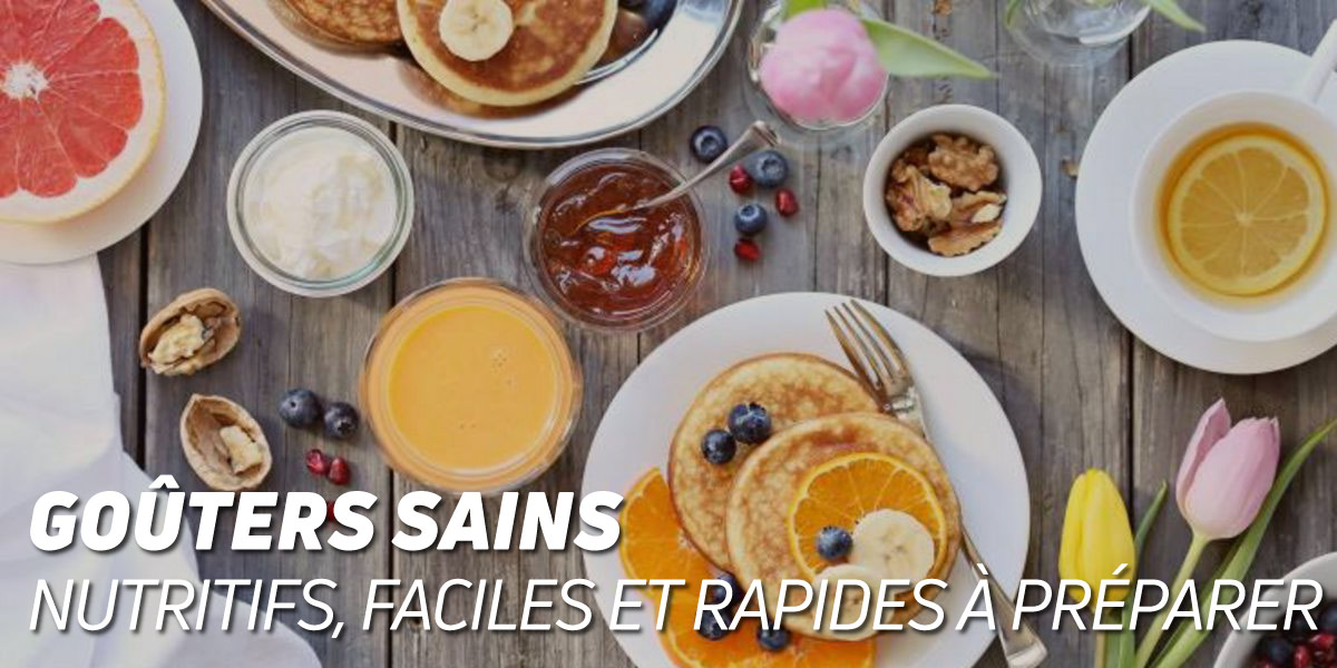 Recettes de collations saines faciles et rapides