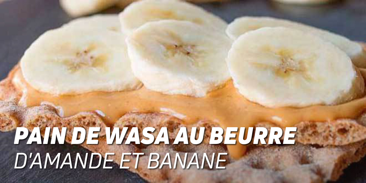 Pain Wasa à la Crème d'Amande et de Banane【Blog HSN】