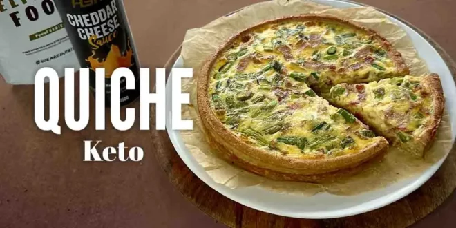 Quiche Keto - Une excellente recette pour le régime cétogène